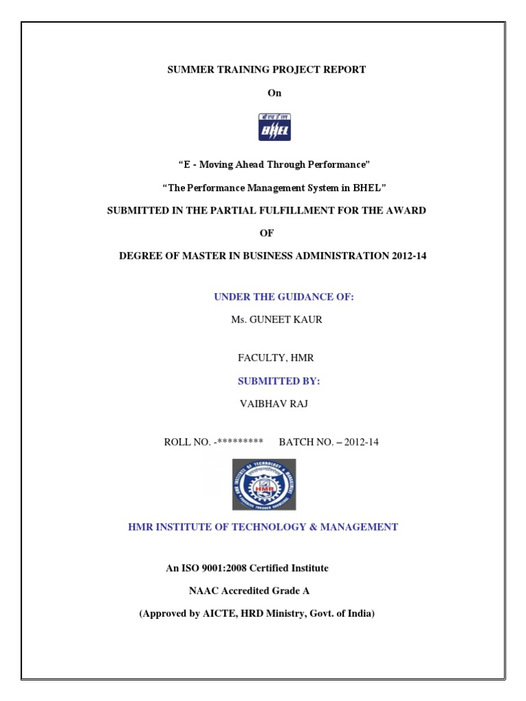 Under The Guidance Of:: Ms. Guneet Kaur | PDF | Power Station | Evaluation