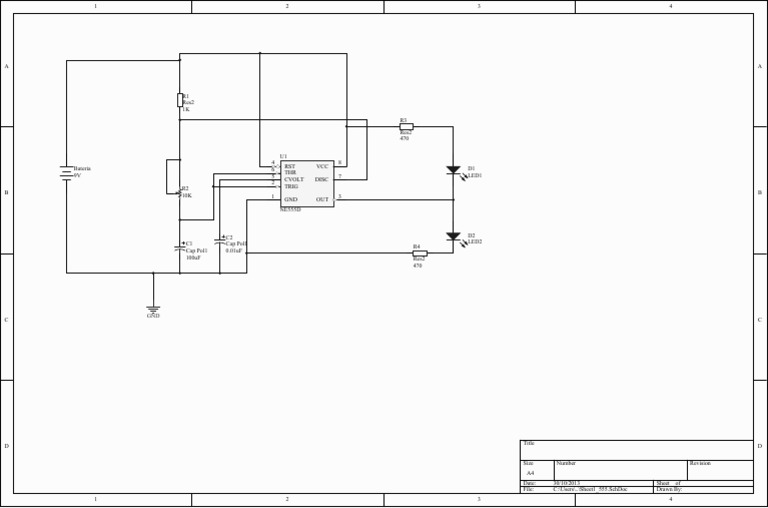 NE555 Circuit Design Overview | PDF
