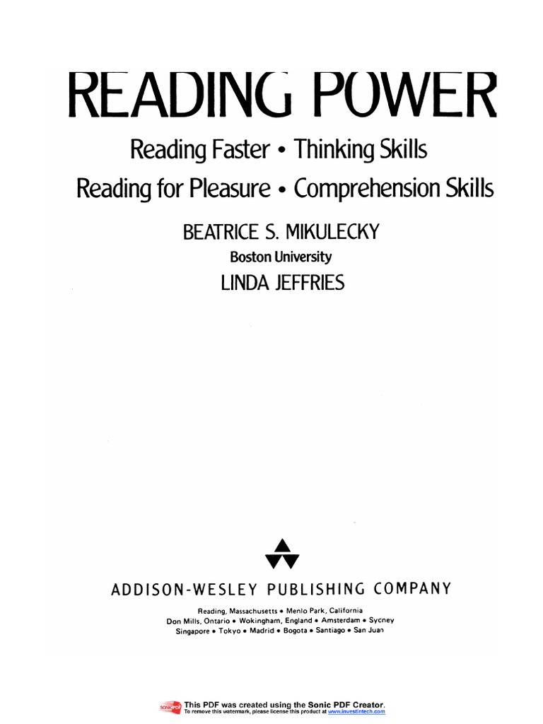 Reading Power | PDF