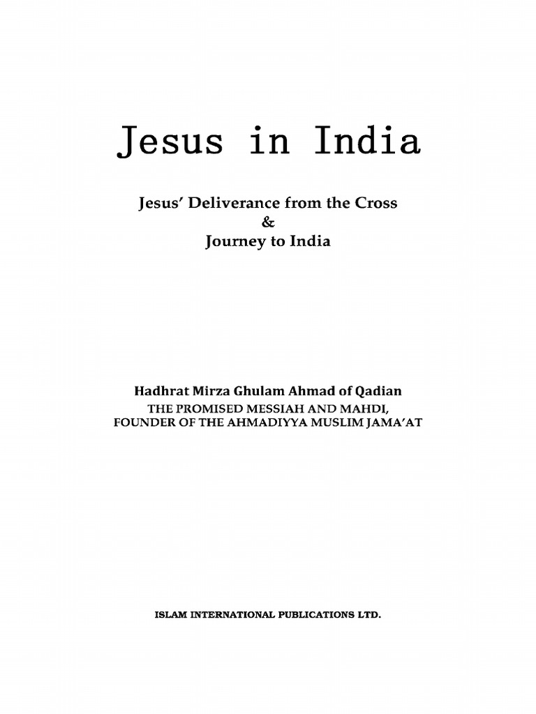 Jesus in India | PDF