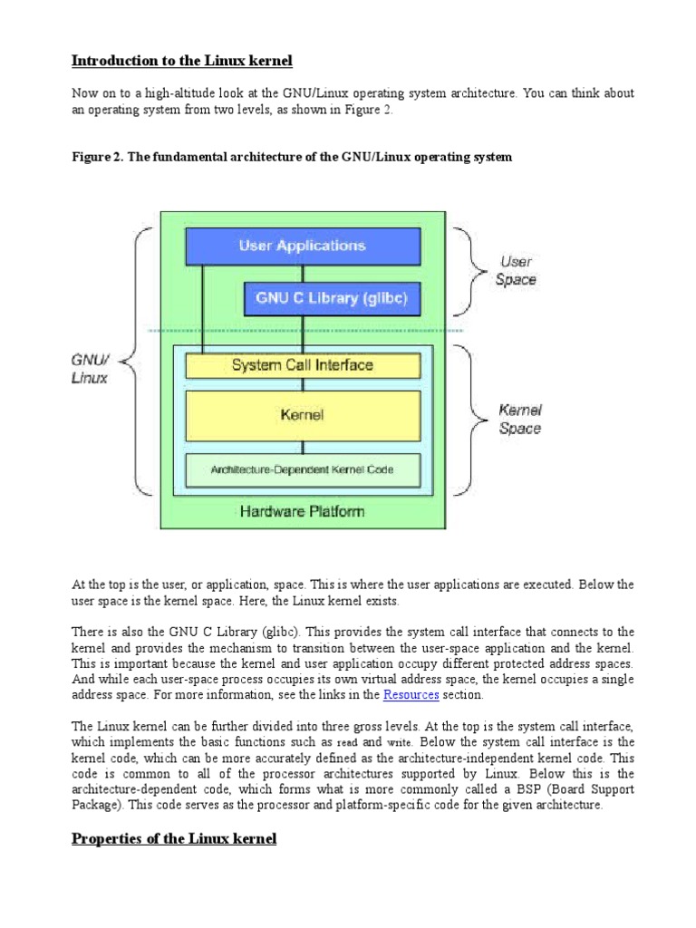 Introduction To The Linux Kernel | PDF | Thread (Computing) | Process (Computing)