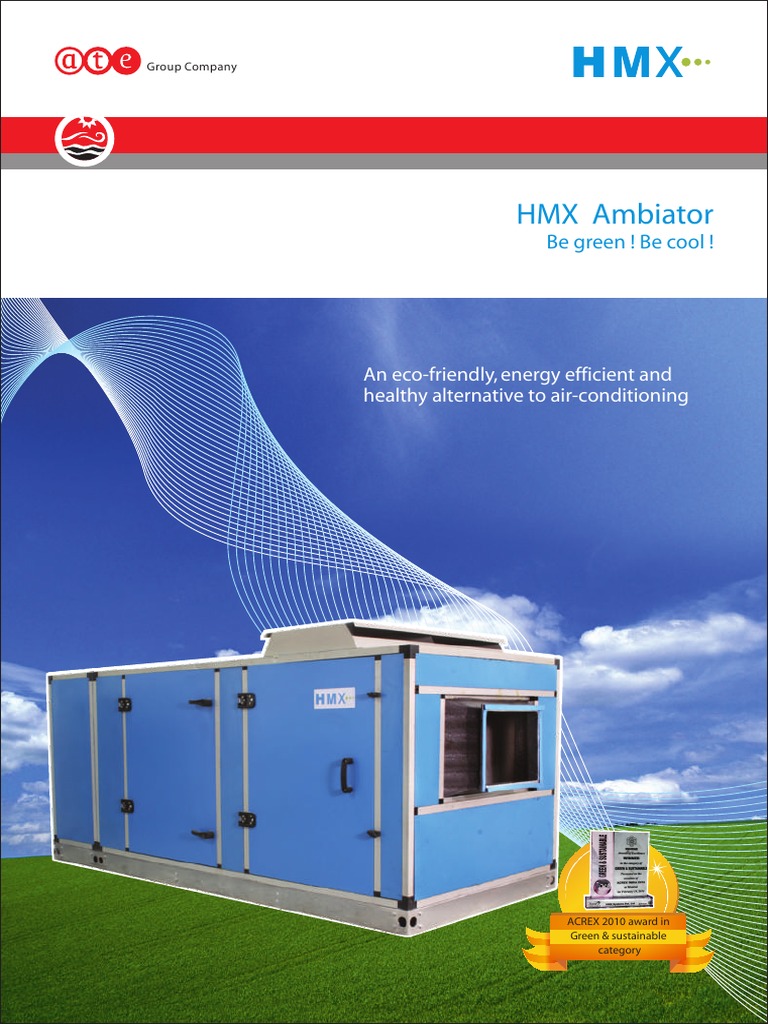 HMX Ambiator BrochureHUKSVVNJDV | PDF | Mechanical Fan | Air Conditioning