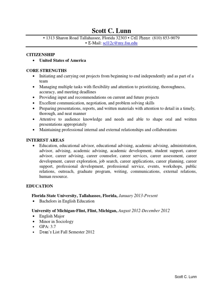 Scott C. Lunn: Citizenship | PDF | Secondary School | Cognition