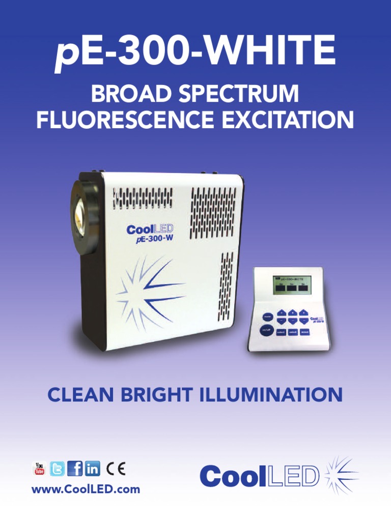Pe 300 White Datasheet PDF | PDF | Fluorescence | Lighting