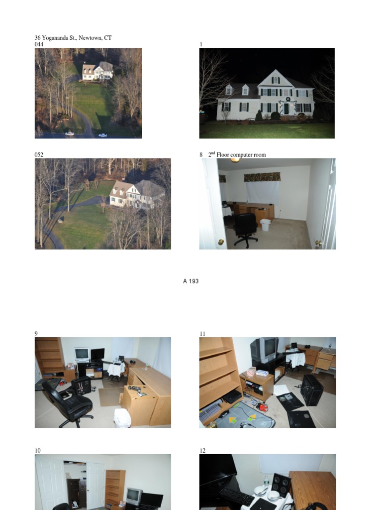 Crime Scene Photos: Adam Lanza's Home | PDF