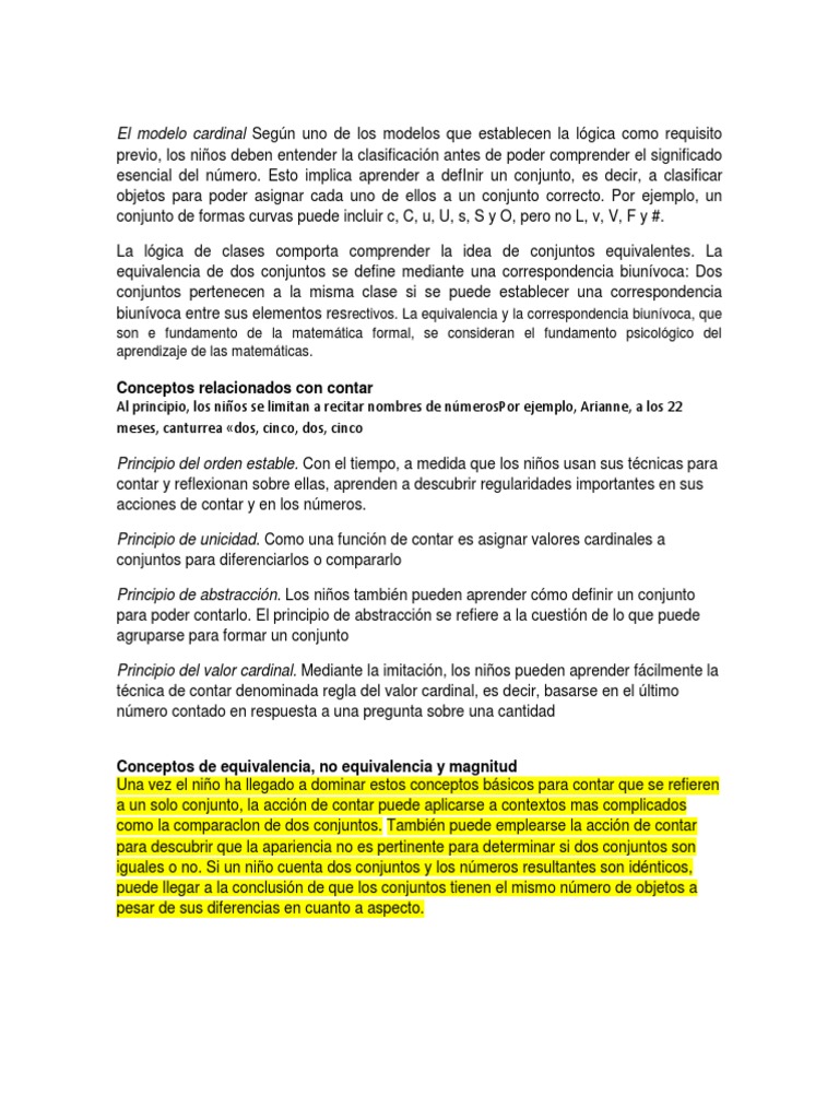 Modelo Cardinal | PDF