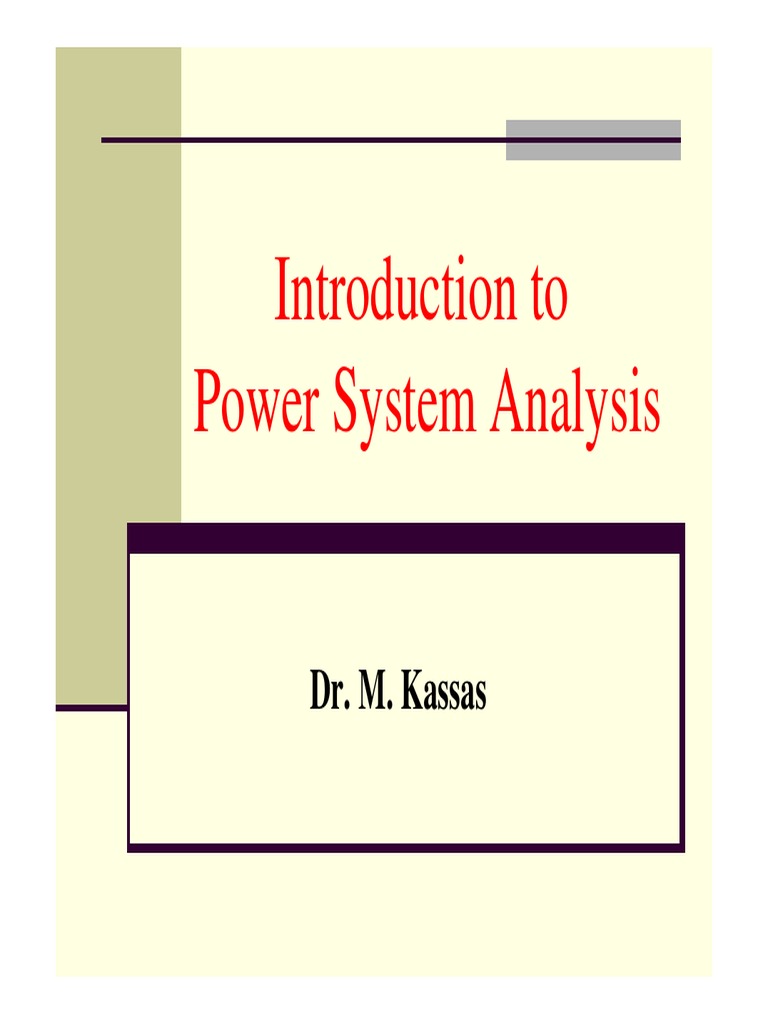 Power System Analysis | PDF | Electric Power Transmission | Power Station