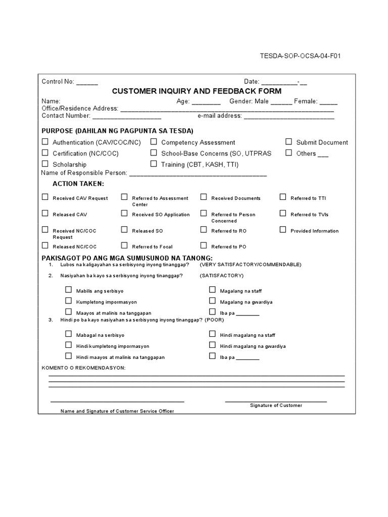 Regular Competency Assessment - Forms | PDF | Business