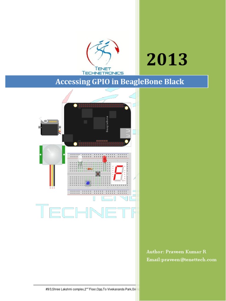 Accessing Beaglebone Black GPIO | PDF