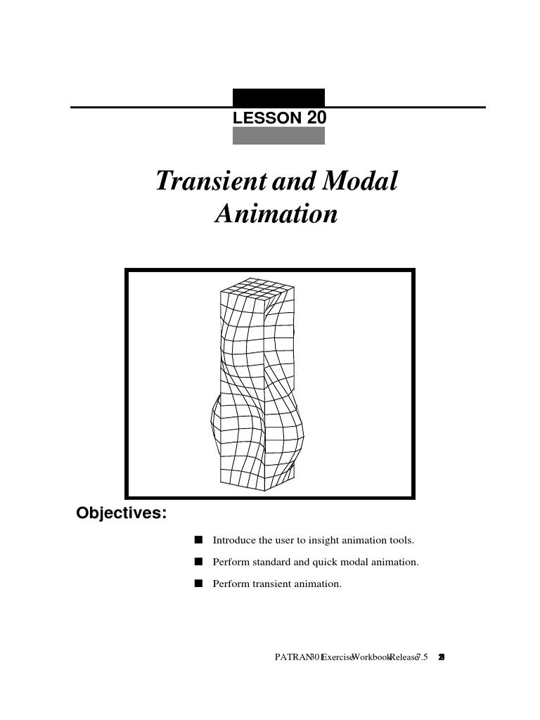 Transient & Modal Animation Guide | PDF | Normal Mode | 3 D Computer ...