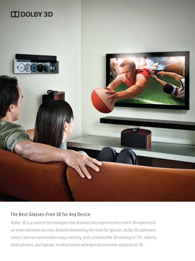 Dolby 3D For Devices | PDF | Stereoscopy | Codec