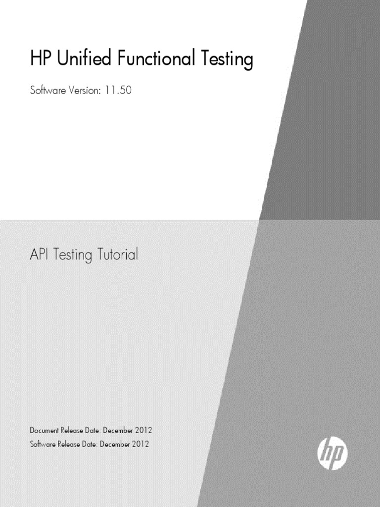 UFT API Tutorial | PDF | Soap | Service Oriented Architecture