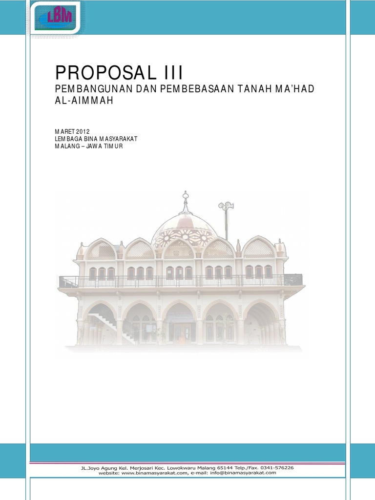 Proposal Pembangunan Dan Pembebasan Lahan | PDF | Perjalanan | Griya & Taman