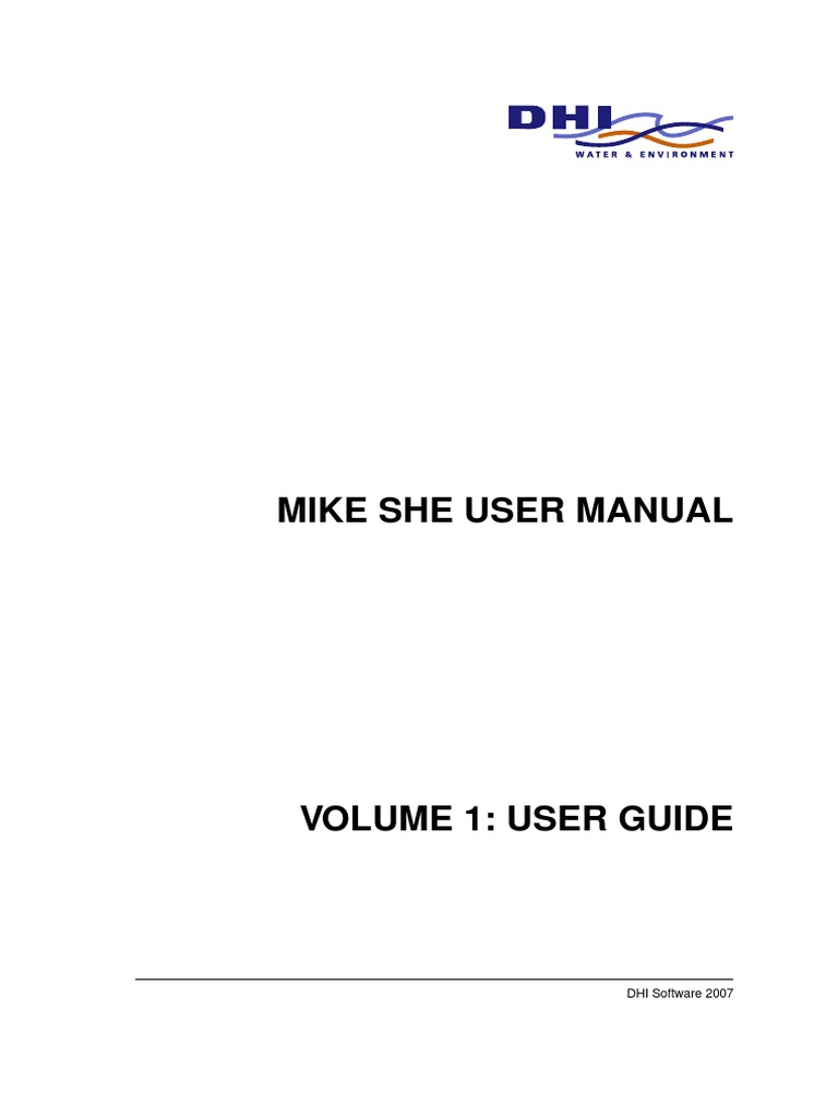 Mike She Userguide | PDF | Hydrology | Water Cycle