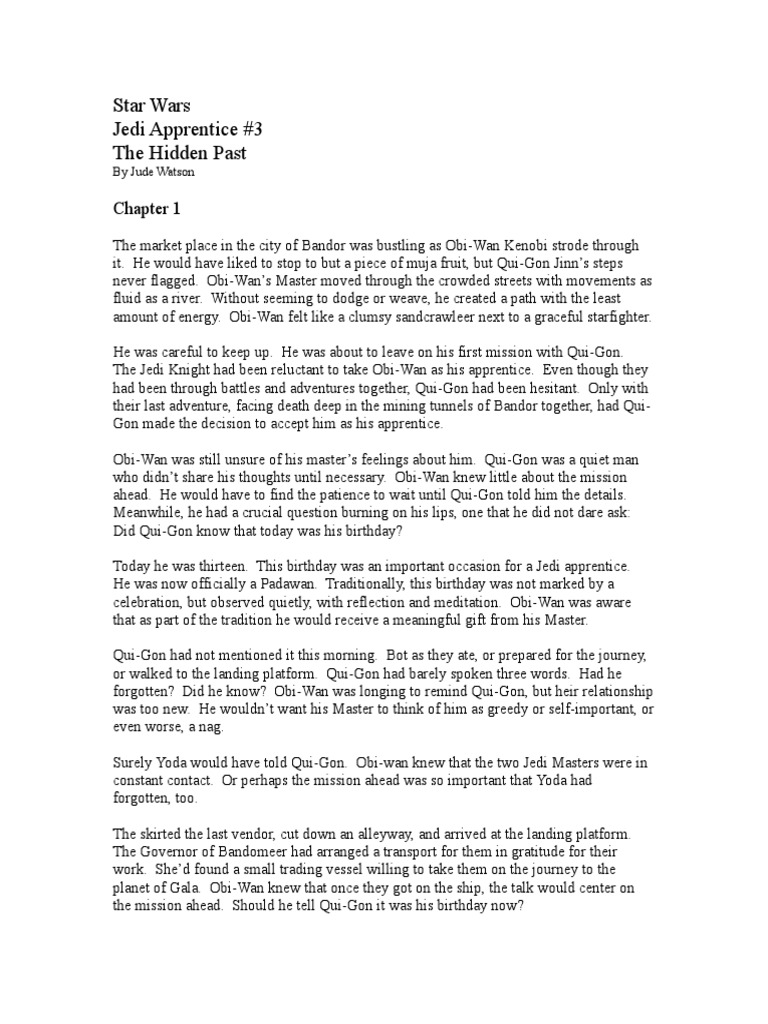 (Jedi Apprentice) - 3 - The Hidden Past | PDF | Nature