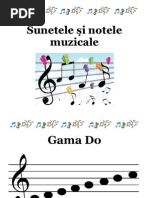 Portativul Si Notele Muzicale PDF | PDF