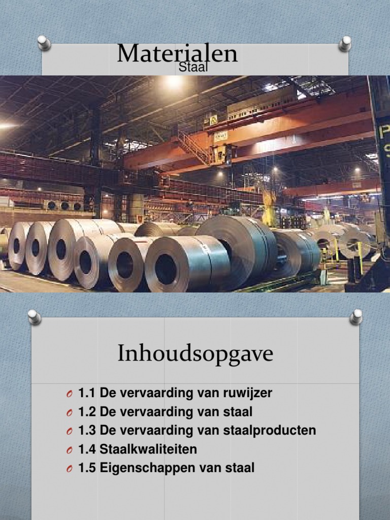 Powerpoint Ijzer en Staal Materialen | PDF