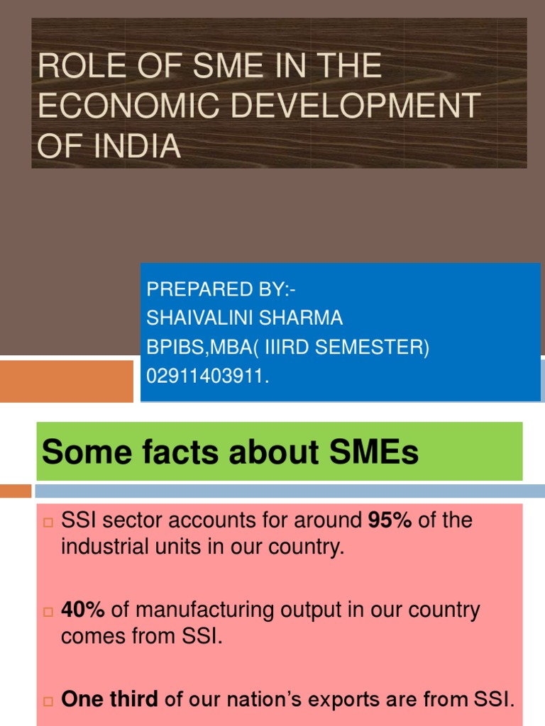 role of sme | Small And Medium Sized Enterprises | Employment