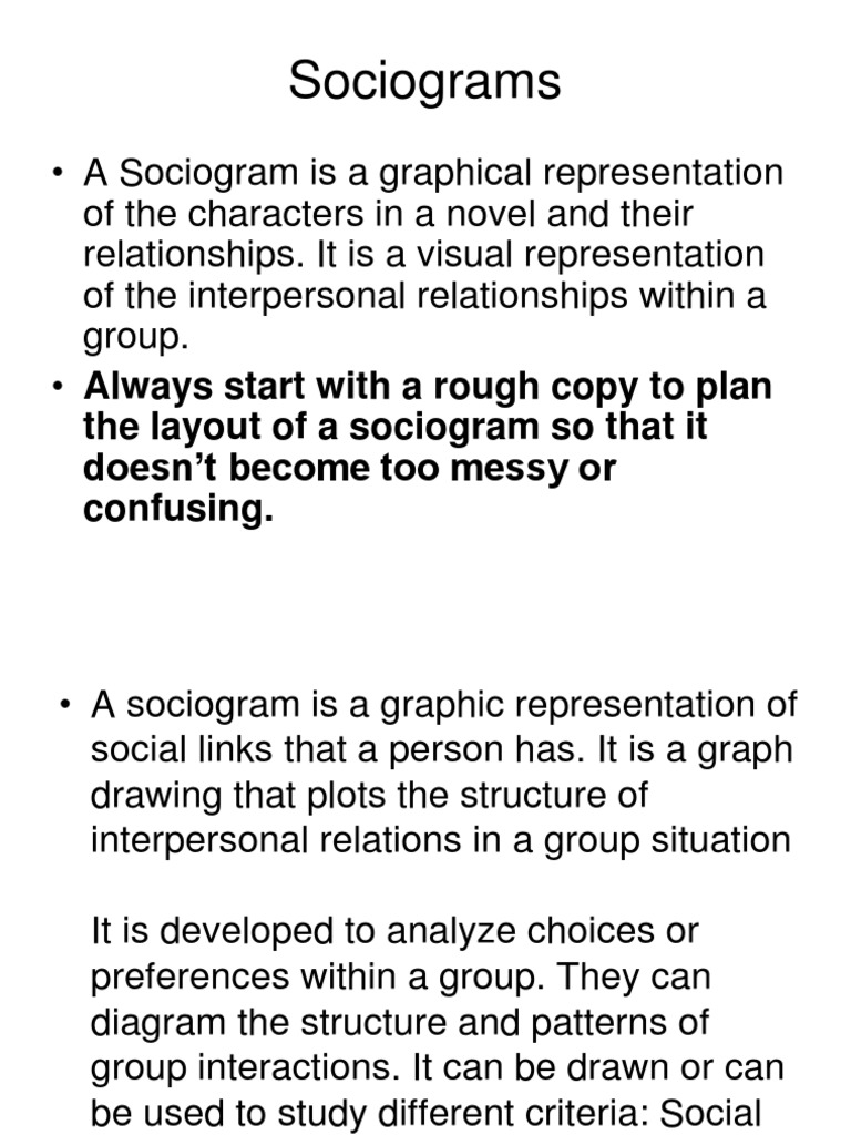 Sociogram | PDF | Psychology | Academic Discipline Interactions