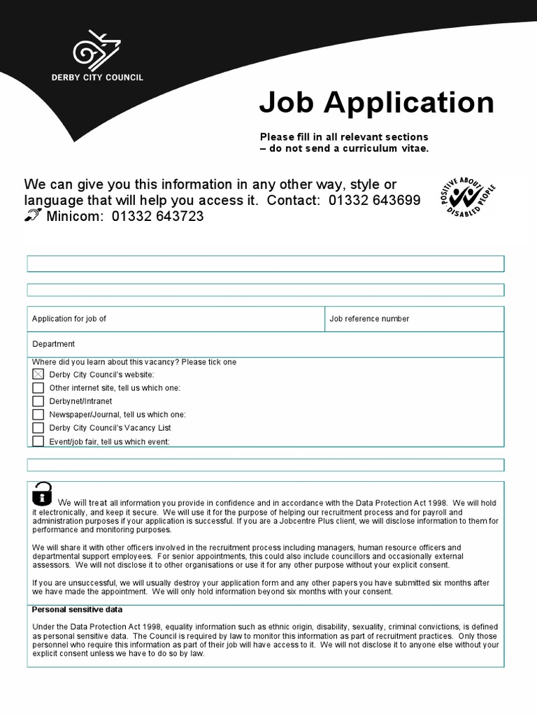 Job Application | PDF | Criminal Record | Employment