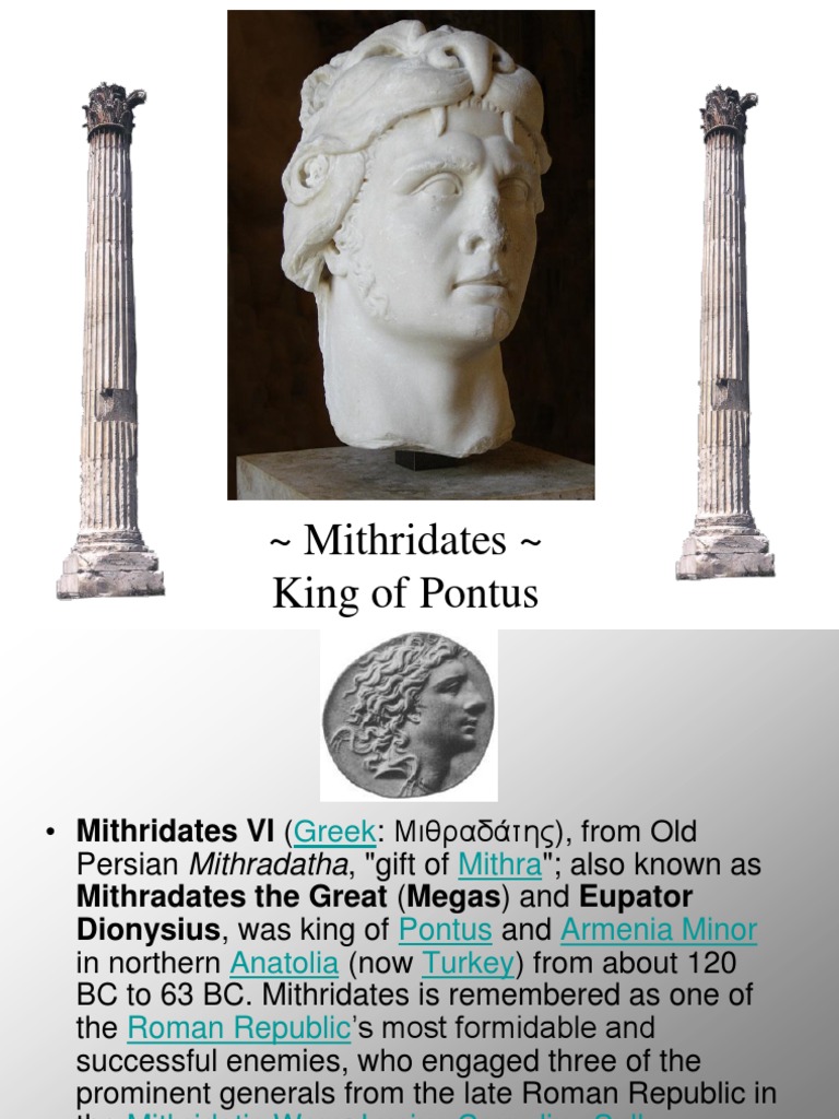 Mithridates of Pontus | 1st Millennium Bc | Ancient Peoples