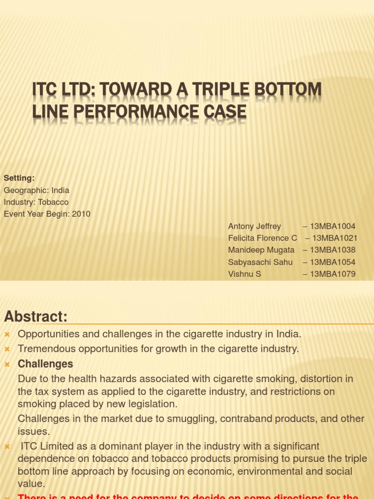Itc LTD | PDF | Corporate Social Responsibility | Sustainability