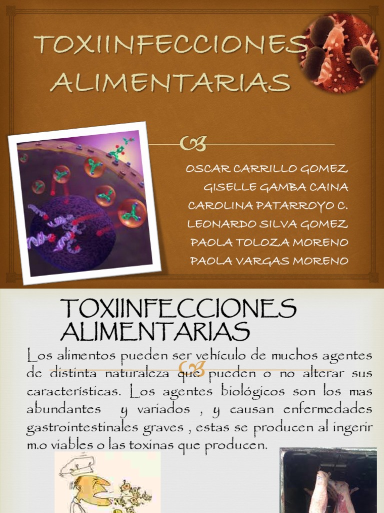 TOXIINFECCIONES ALIMENTARIAS | Enfermedades transmitidas por alimentos ...