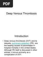 Caprini Score | PDF | Thrombosis | Vein