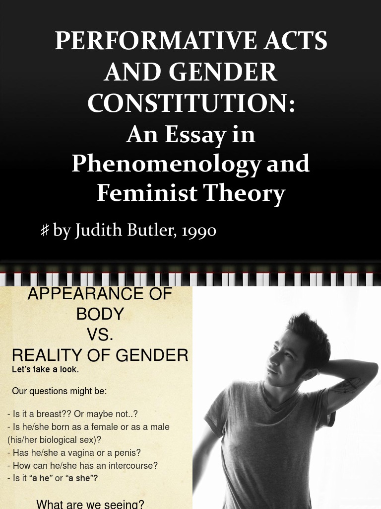Judith Butler | PDF | Gender Role | Gender