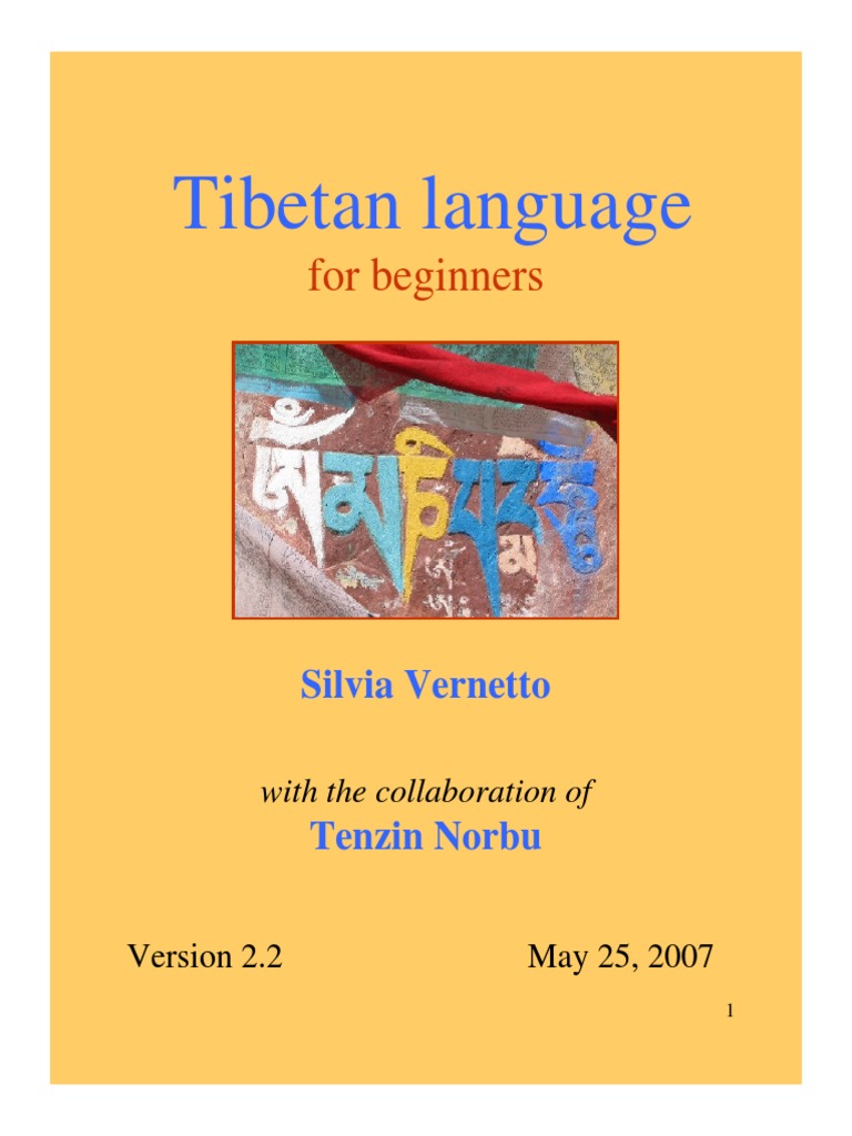 Tibetan Language | PDF | Preposition And Postposition | Adjective