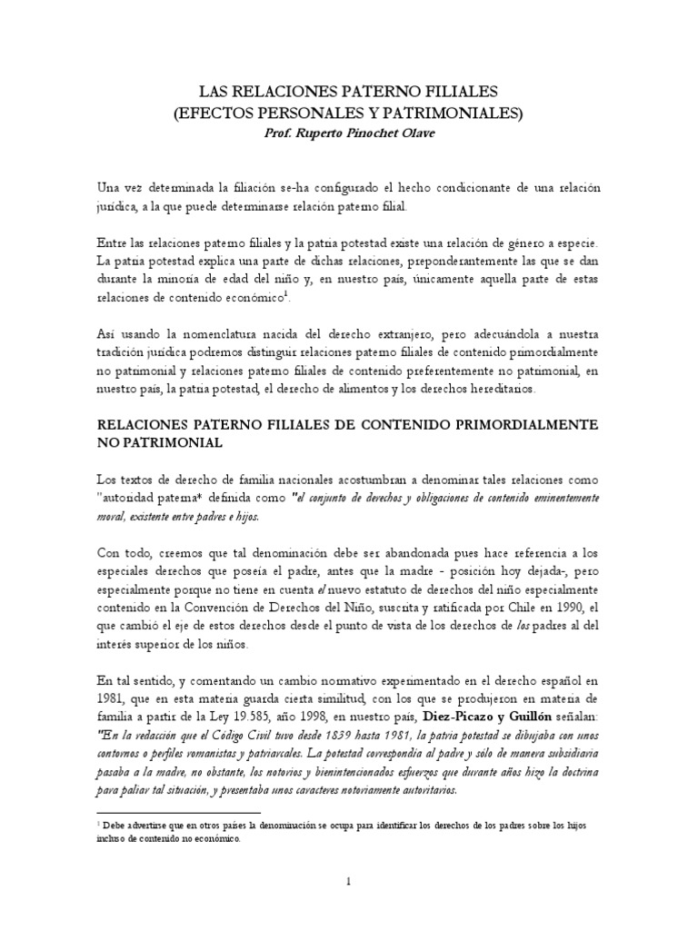 Relaciones Paterno Filiales | Descargar gratis PDF | Juez | Matrimonio