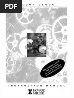 Cuckoo Clock Owners Manual | PDF | Screw | Clock