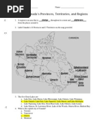 7 Physiographic Regions of Canada Power Point | PDF | Canada | Manitoba