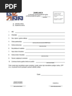 Obrazac - Saglasnost Roditelja Za Fotografisanje I Snimanje | PDF