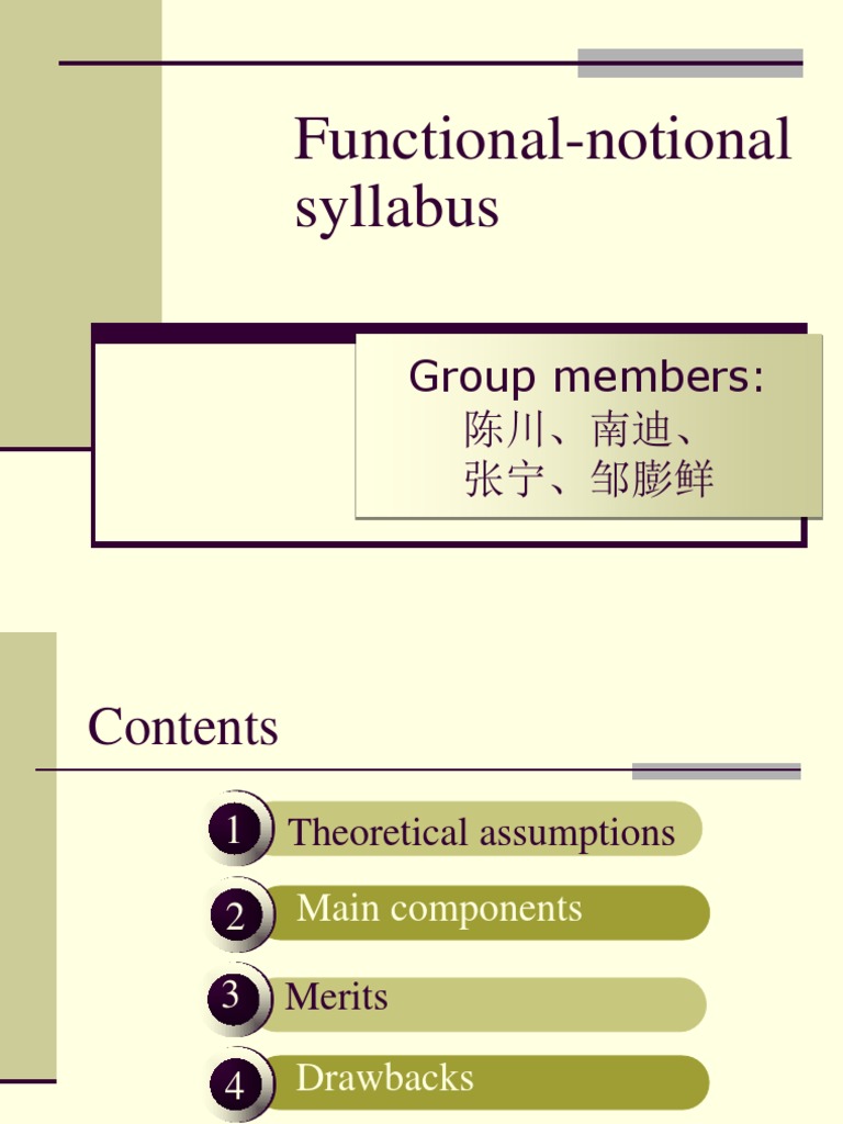 Functional-Notional Syllabus 4 | PDF | Preposition And Postposition | Verb