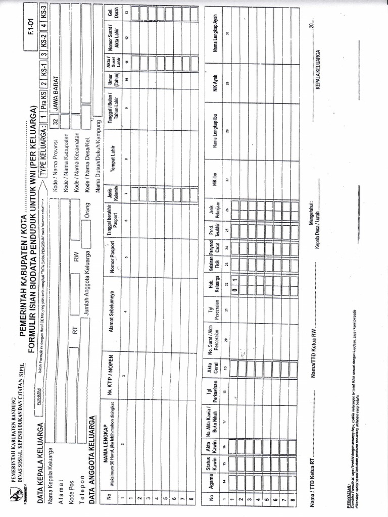 KK Form Format Guide | PDF