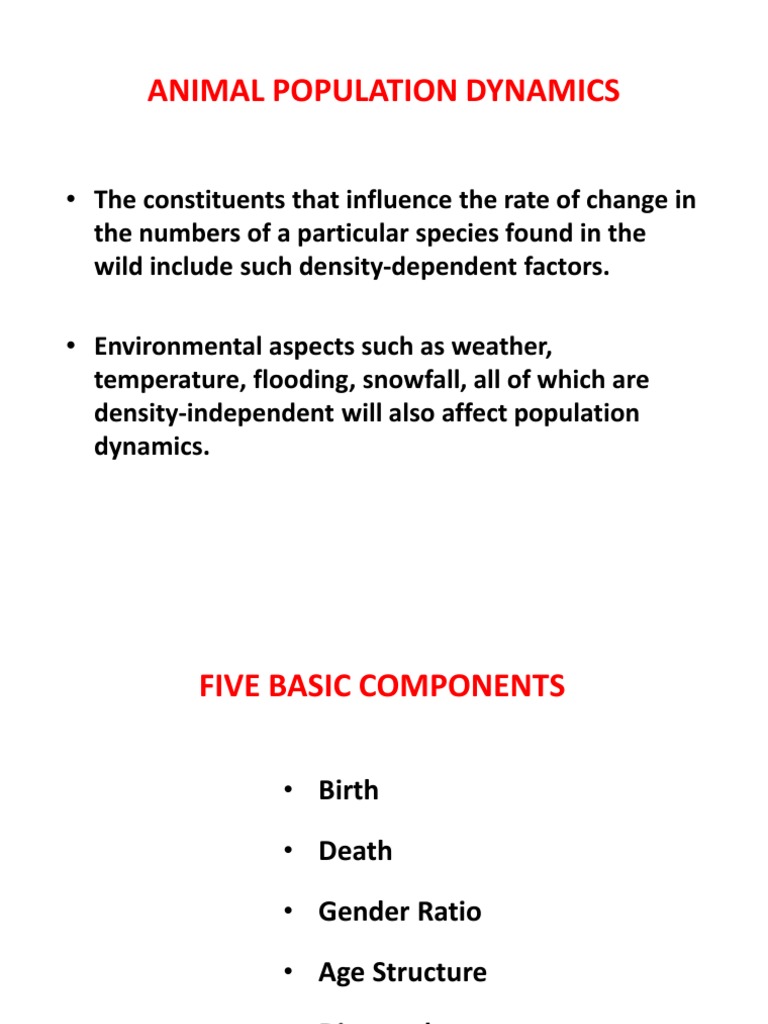 Animal Population Dynamics | PDF | Nature | Teaching Mathematics