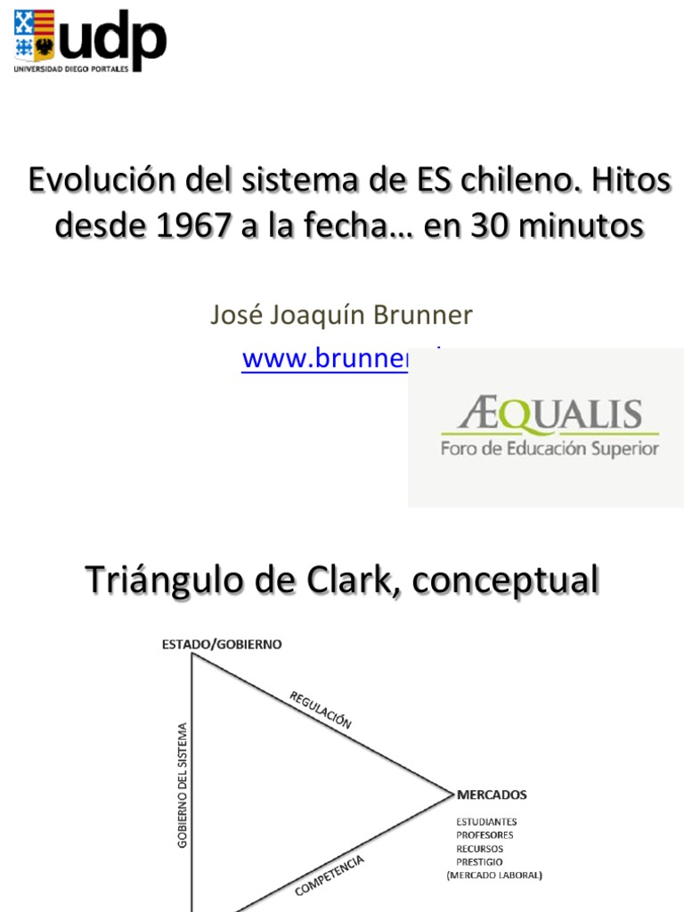 Presentación José Joaquín Brunner | PDF