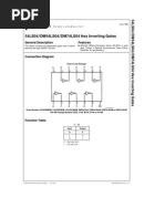 7485 Datasheet | PDF | Electrical Engineering | Electricity