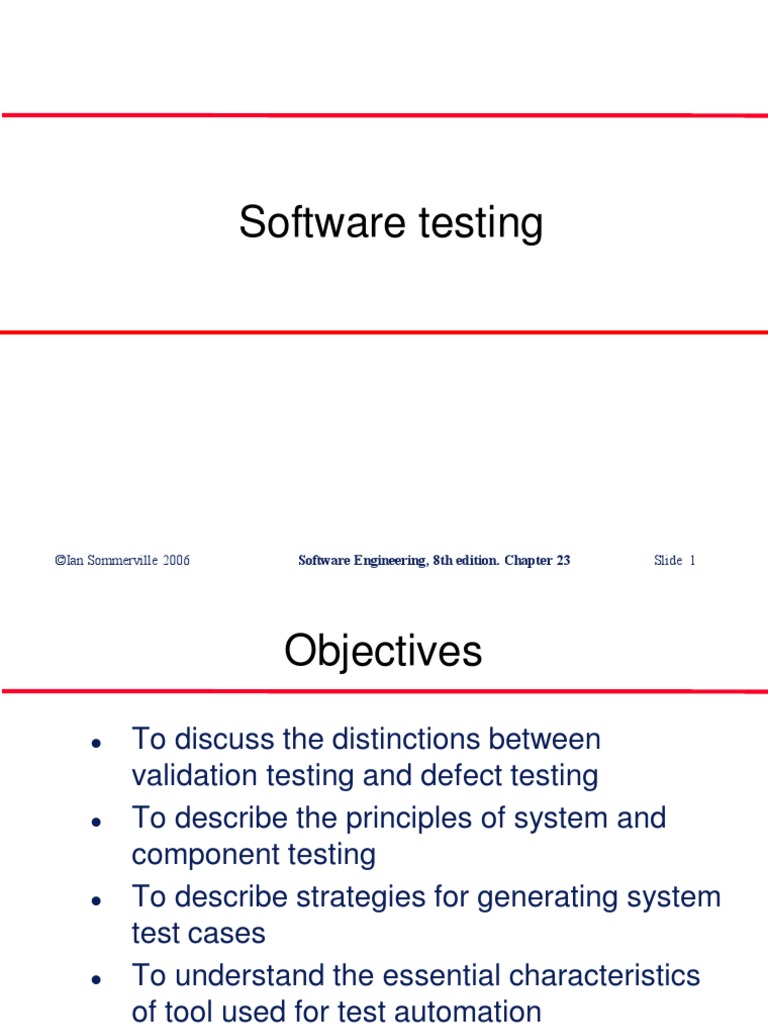 Software Testing | PDF | Software Testing | Object (Computer Science)