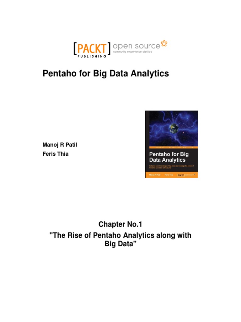 Pentaho For Big Data Analytics Sample Chapter | PDF | Big Data ...
