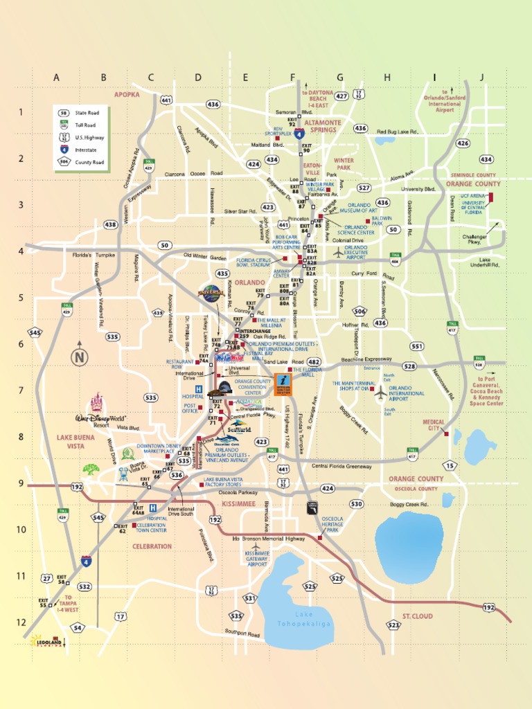 Orlando Area Map | PDF