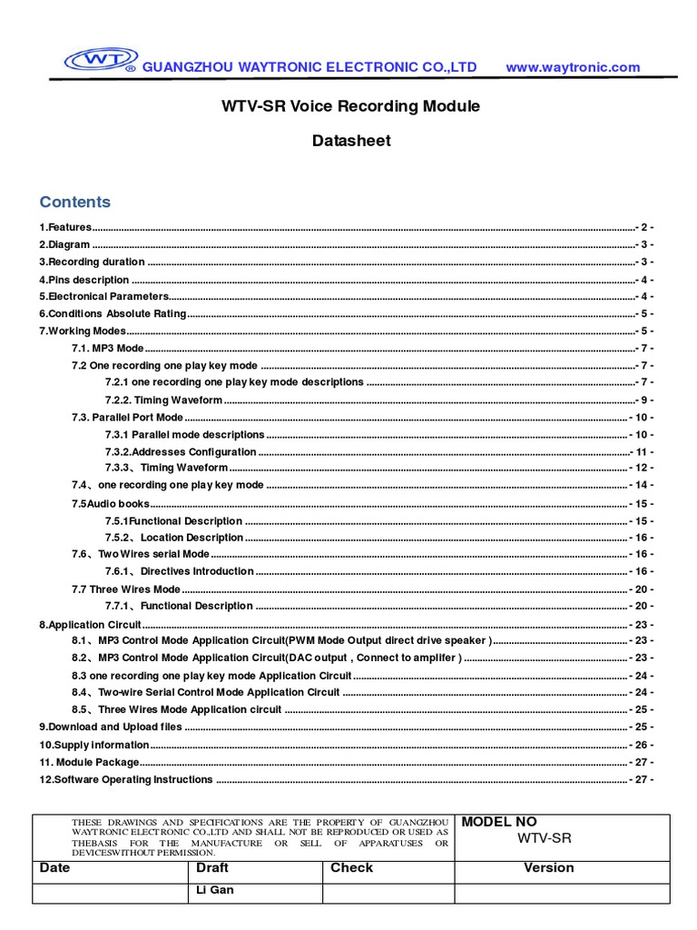 Voice Recorder Ic | PDF | Code | Microcontroller