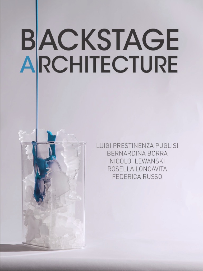 Backstage Architecture (2012) | PDF | Emergence | Ecology