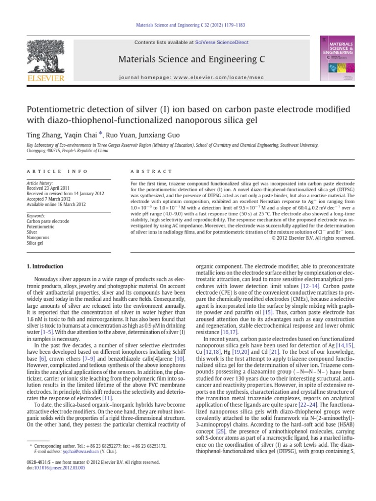 Pot Ensio Metri | PDF | Ph | Coordination Complex