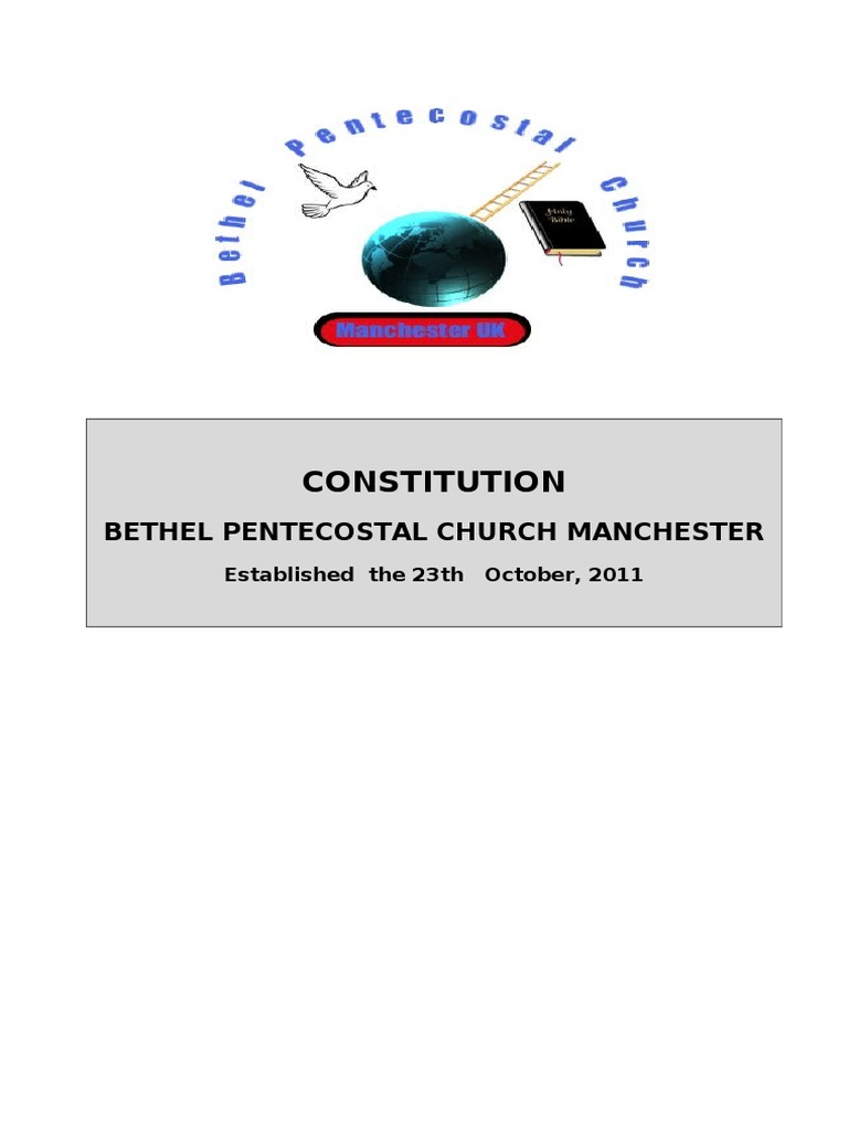 Church Constitution Vraie | PDF | Elder (Christianity) | Deacon