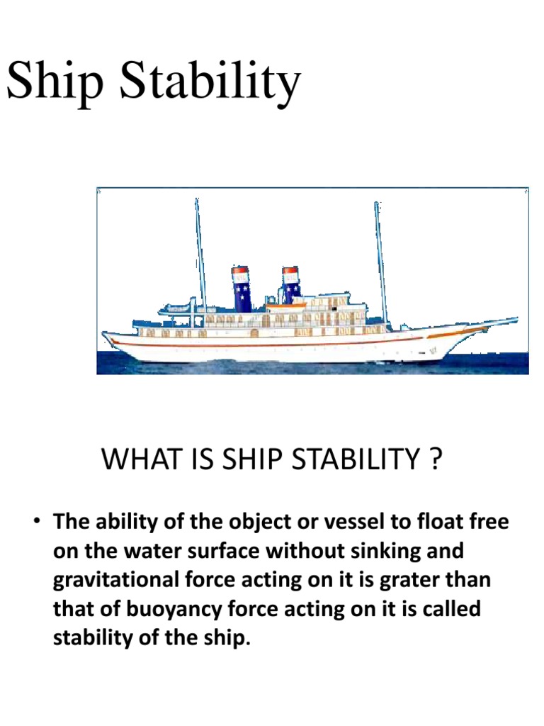 Understanding Ship Stability Concepts | PDF | Science & Mathematics