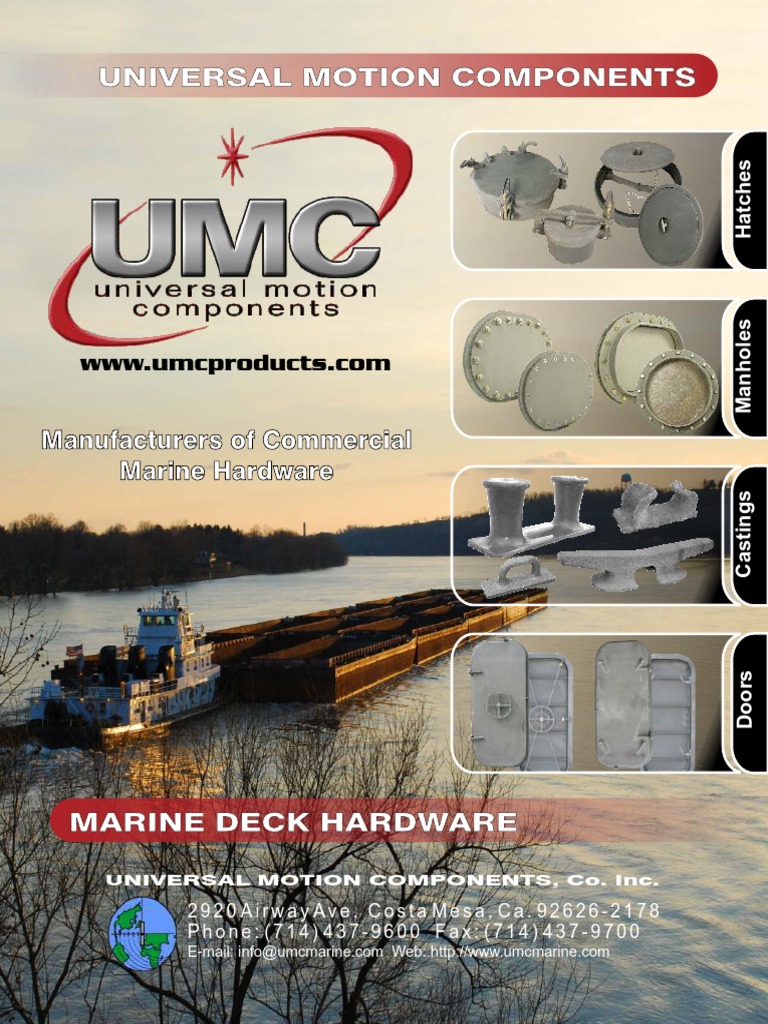 Umc Marine Catalog 2009 Small Web Ver 2 | PDF | Screw | Washer (Hardware)