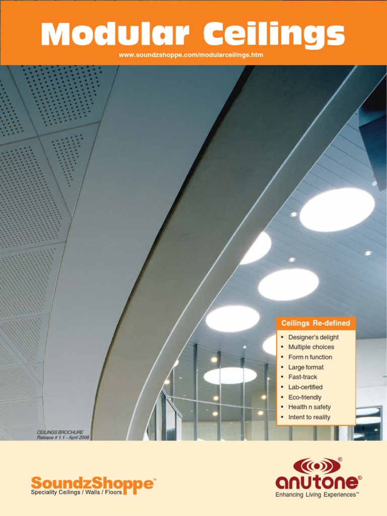 Modular Ceiling Brochure | PDF | Building Engineering | Nature