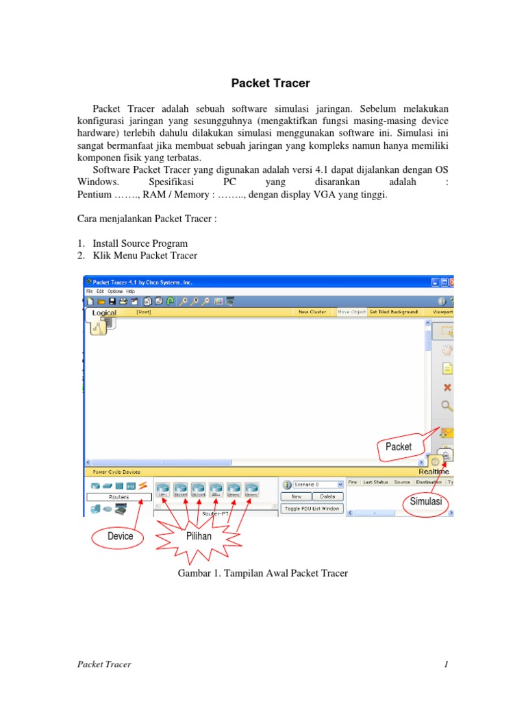 Modul Packet Tracer | PDF